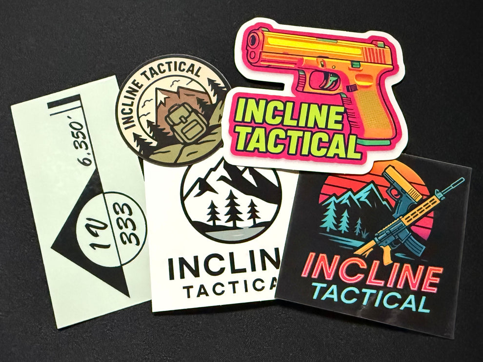 Sticker Pack(5 pk) – Incline Tactical